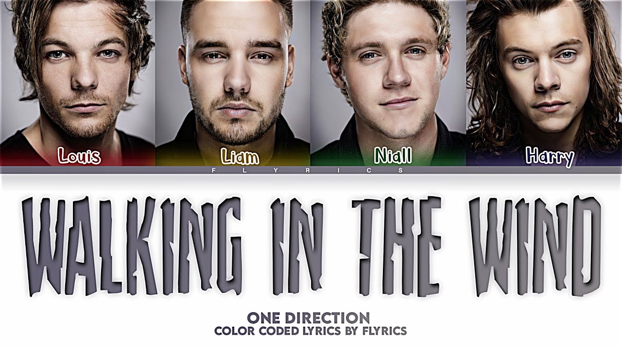 One Direction Walking in the Wind Lyrics (Color Coded Lyrics) - YouTube
