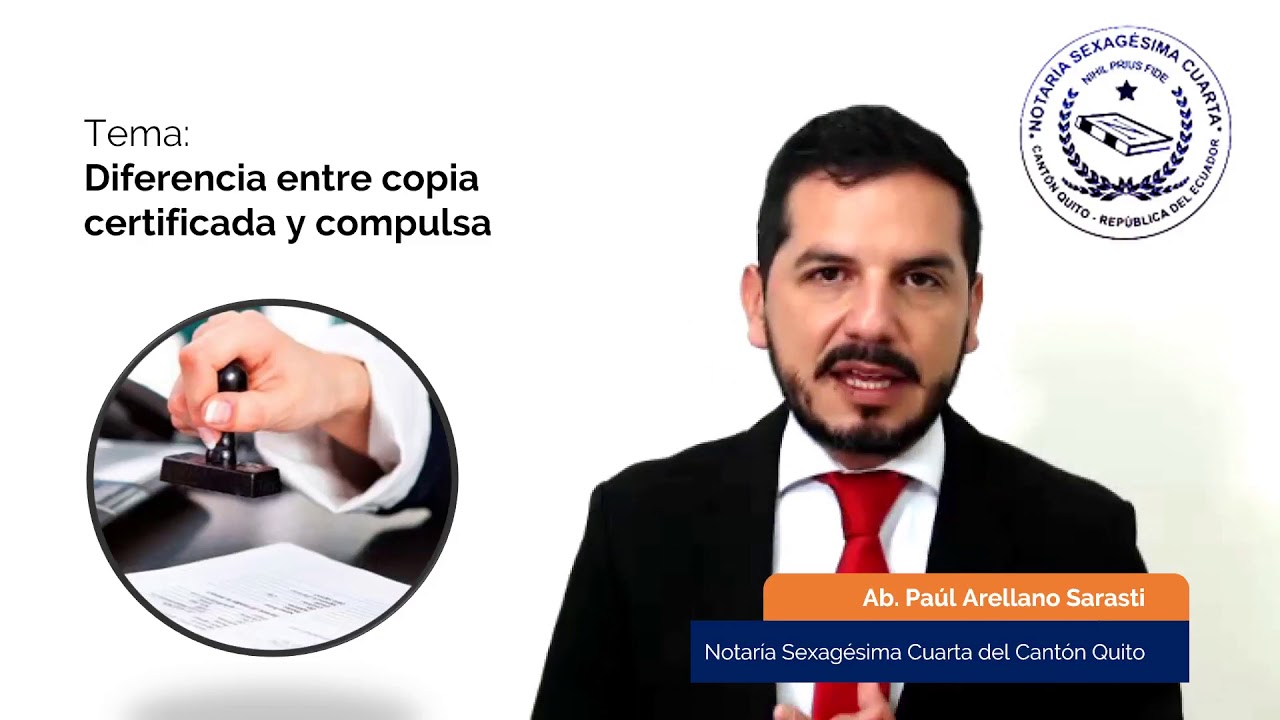 Copia Certificada y Compulsa - YouTube