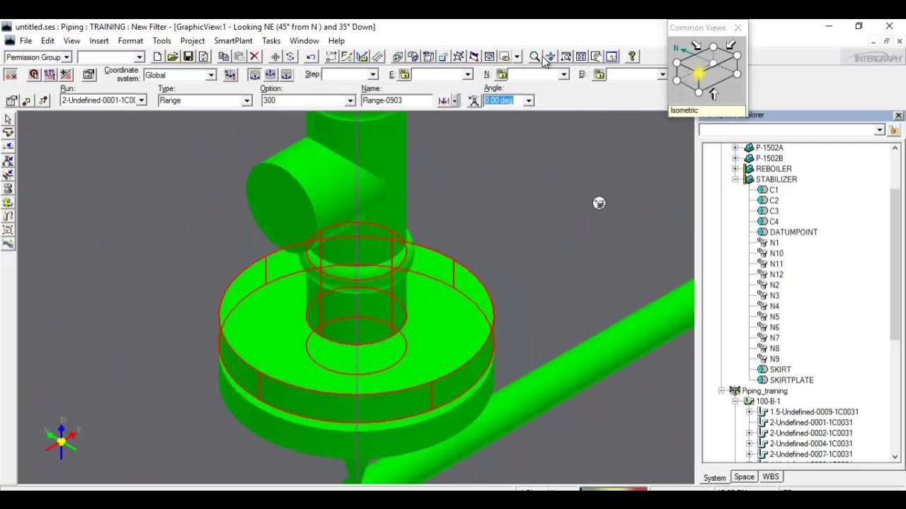 SP3D PIPING TUTORIALS FOR BEGINNERS: 50-B-9 (Pump Dishcarge Piping)-HD ...