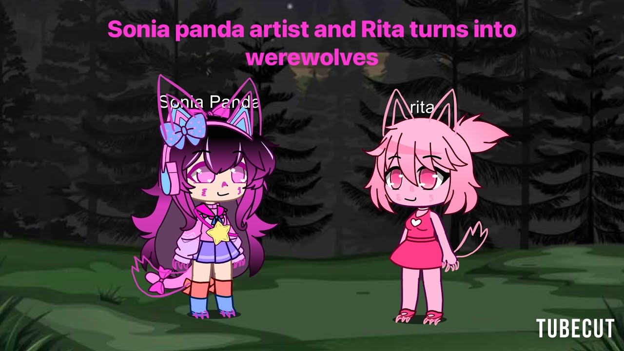 Sonia panda artist and Rita turns into werewolves - YouTube