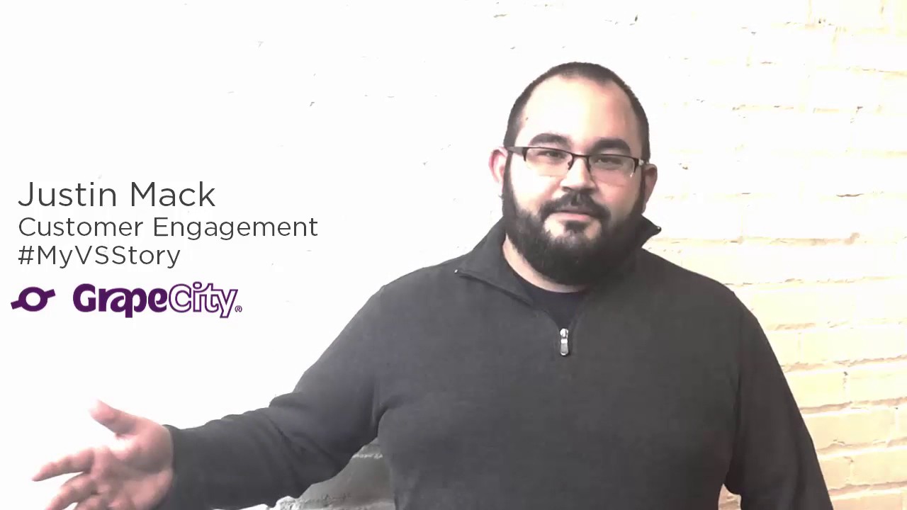GrapeCity's Justin Mack tells #MyVSStory - YouTube