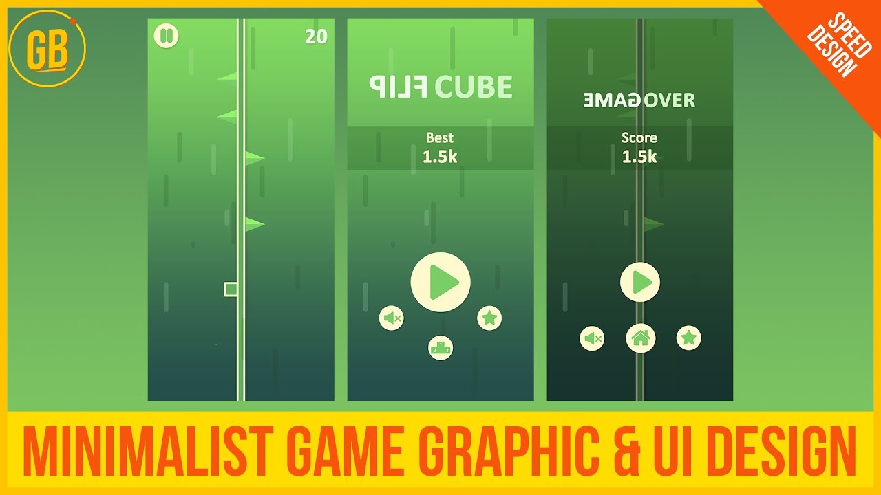 Game Graphics & UI Design - Adobe Photoshop || SpeedArt - YouTube