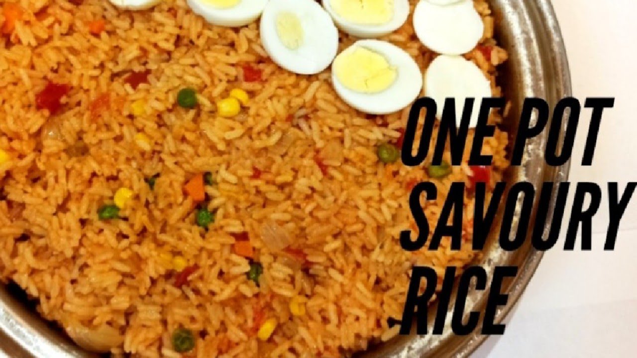 ONE POT SAVOURY RICE | SIMPLE RECIPE - YouTube