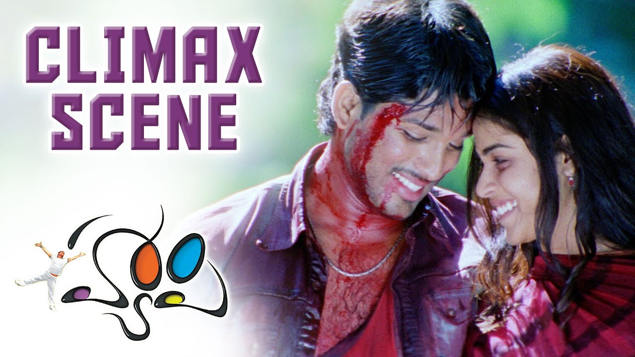 Happy Telugu Movie Scenes | Emotional Climax Scene | Allu Arjun ...