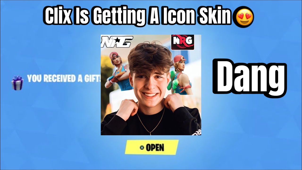 Clix Is Getting A Icon Skin 😍 - YouTube