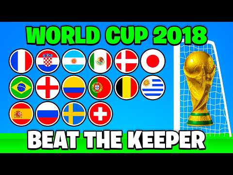 World Cup 2018 BEAT THE KEEPER Tournament #2 | Football Marble Race