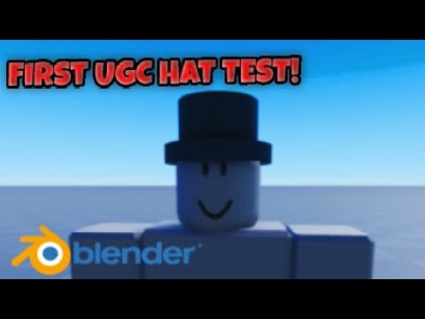 Making my first UGC test hat! (Roblox+Blender) - YouTube