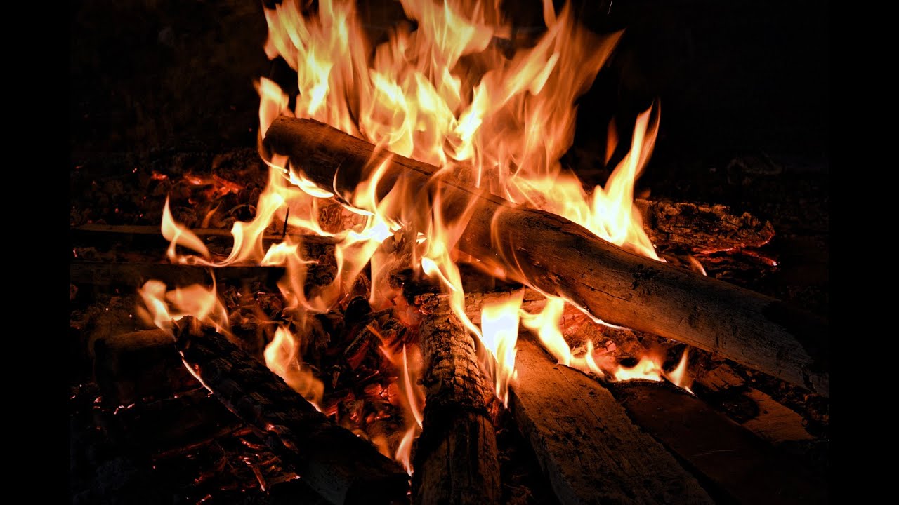 Feu de cheminée en 4k plein écran - Fireplace in full screen 4k - YouTube