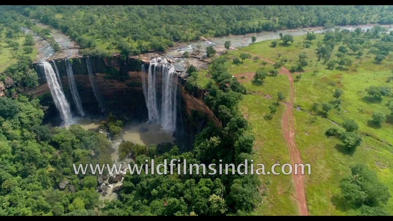 Territorial forest and waterfall in Panna, Madhya Pradesh - YouTube