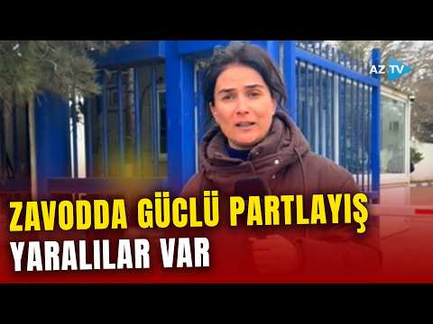 SON DƏQİQƏ! Sumqayıtda ZAVOD PARTLADI: xəsarət alanlar var - Hadisə yerindən BİRBAŞA BAĞLANTI