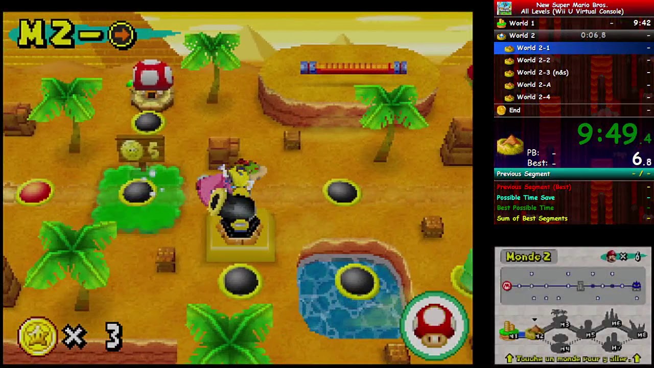 New Super Mario Bros. (DS) (All Levels) in 1:52:43 - YouTube
