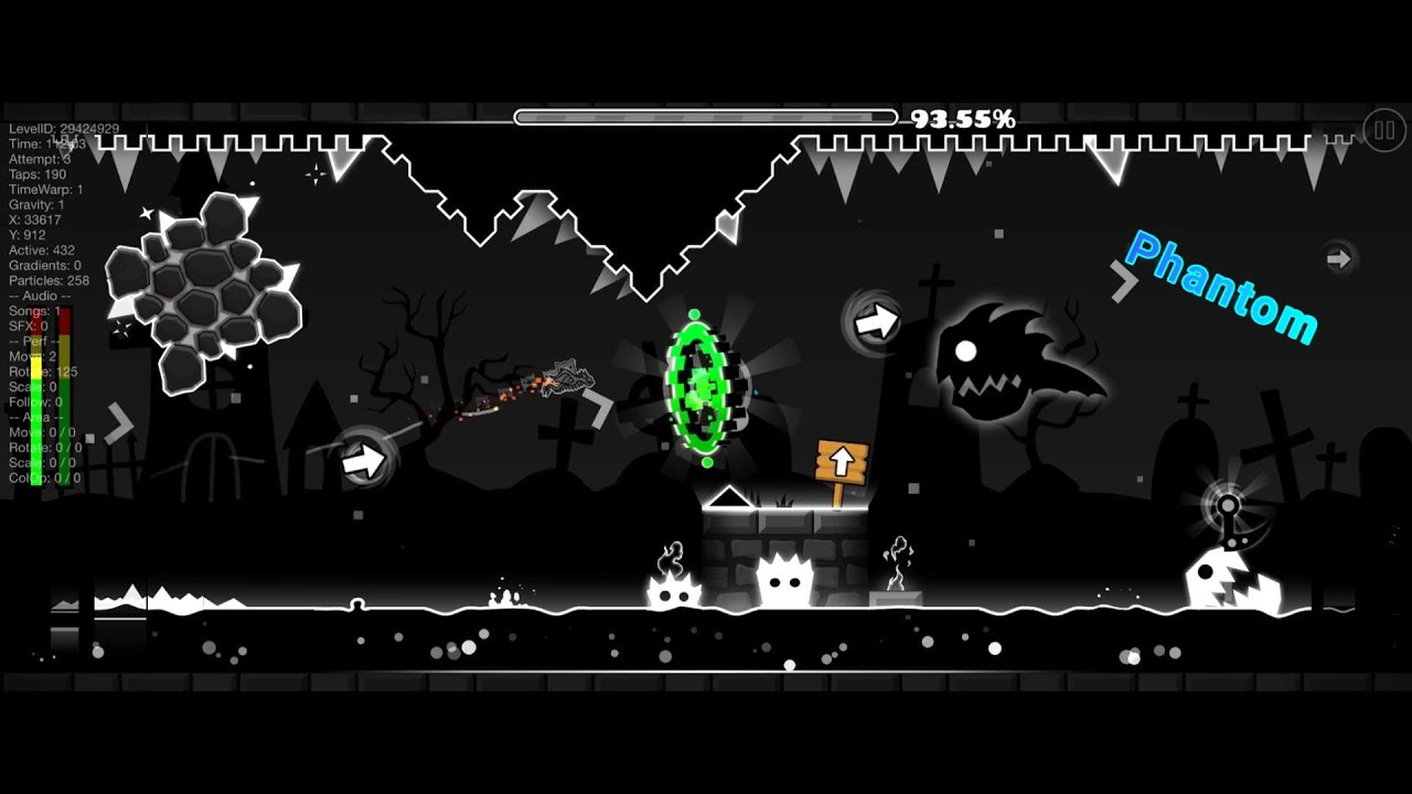 Phantom 100% Geometry Dash - YouTube