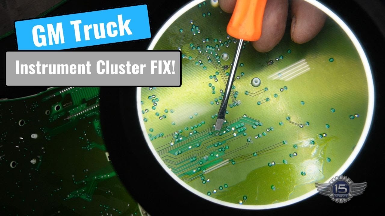 GM Truck Instrument Cluster Fix - YouTube