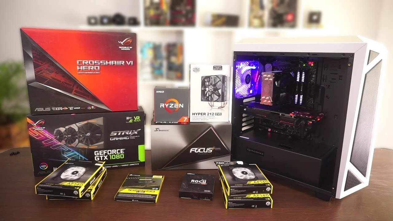 Armado de PC profesional para diseño 3D | Ryzen 1800x GTX 1080 - Proto ...