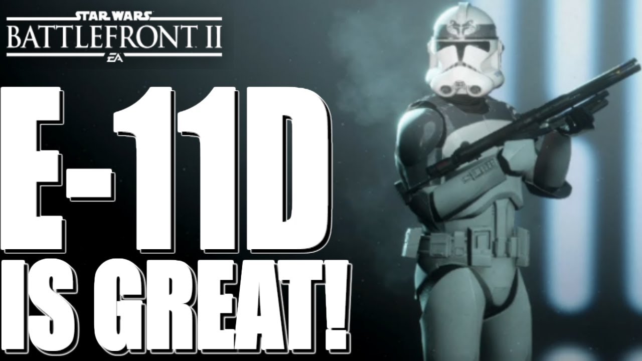 New Blasters In Star Wars Battlefront 2! E-11D Is Great! - YouTube