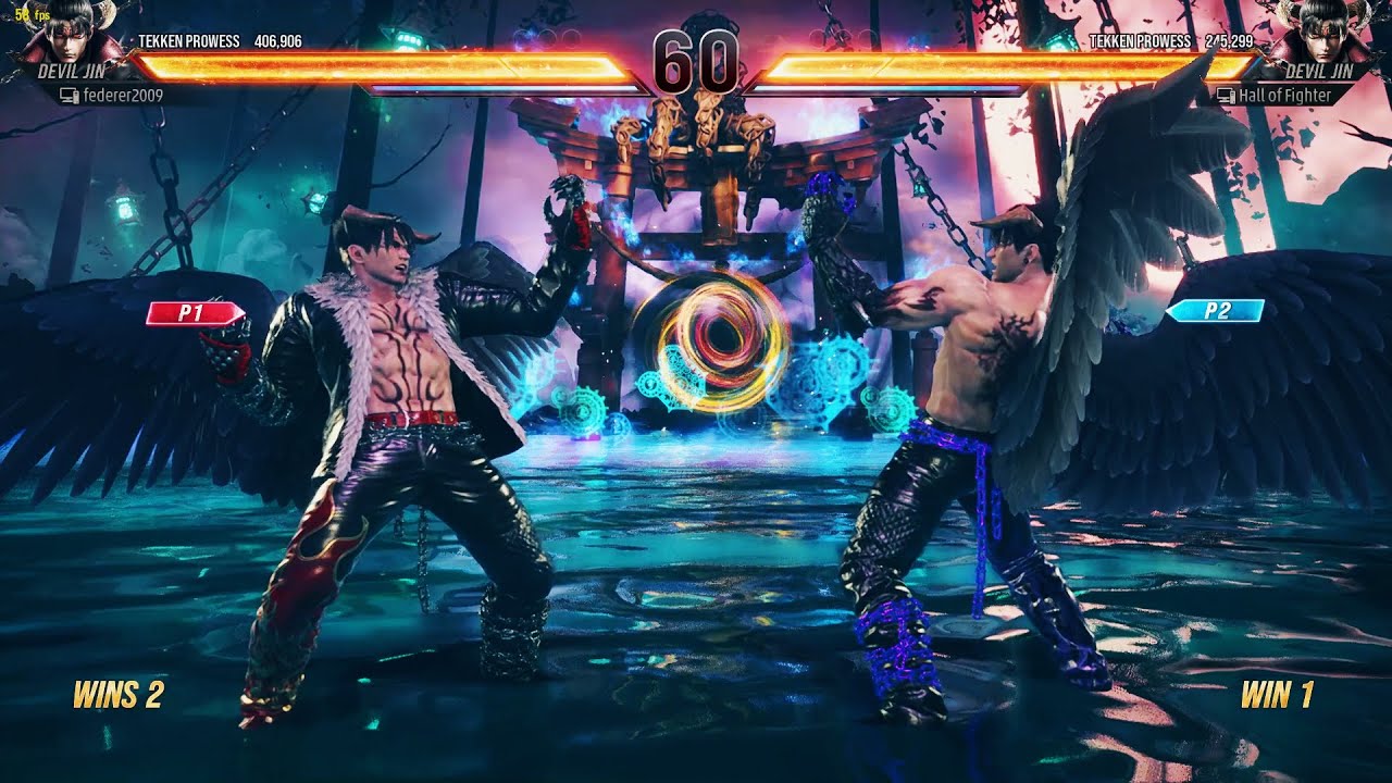 Tekken 8 Crazy Devil Jin Mirror l Hall of Fighters Vs Federer - YouTube