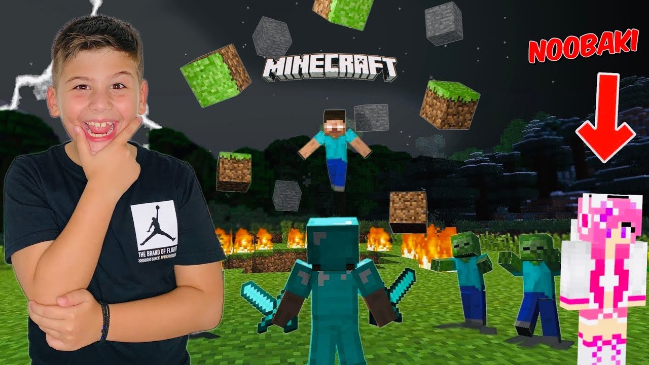 Γέλιο με το Noobaki στο HEROBRINE ESCAPE School-Minecraft/ Famous Games ...