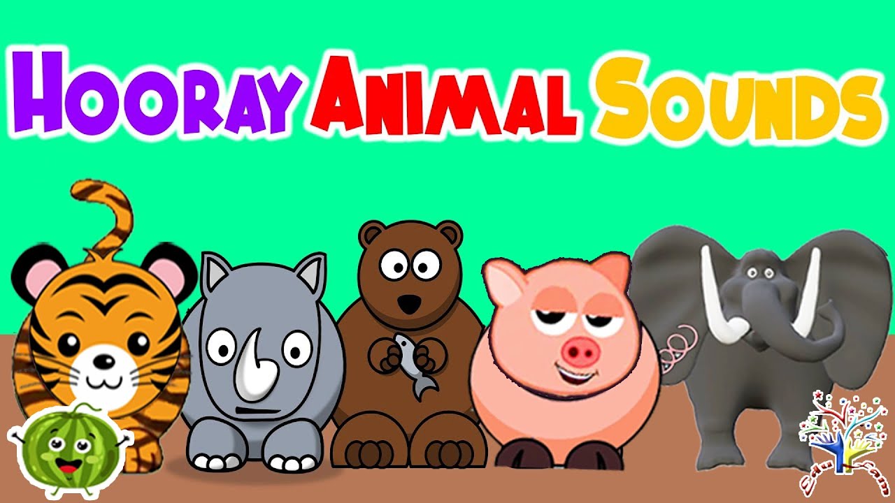 The Animal Sounds Song AL2H4 - Learn Names & Noises Animals make ...