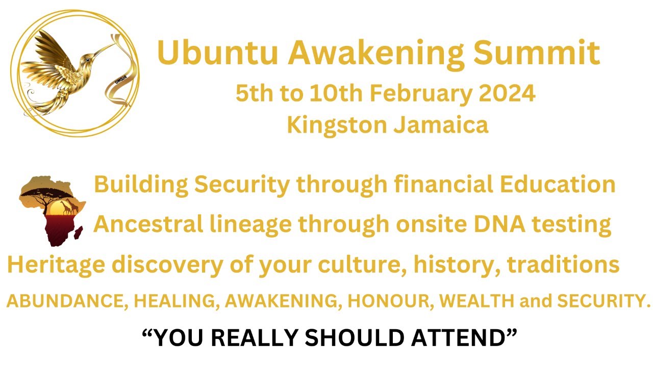 Ubuntu Awakening Summit 5th to 10th February 2024 - YouTube