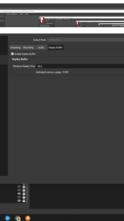 How to save clips on OBS using Start replay buffer #shorts - YouTube