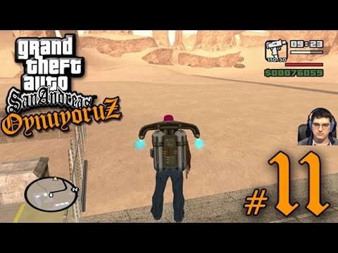 GTA: San Andreas Oynuyoruz #11 - Kelebek Gibi Uçarım