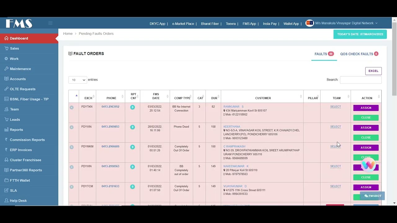 How to close Fault Orders in FMS - YouTube