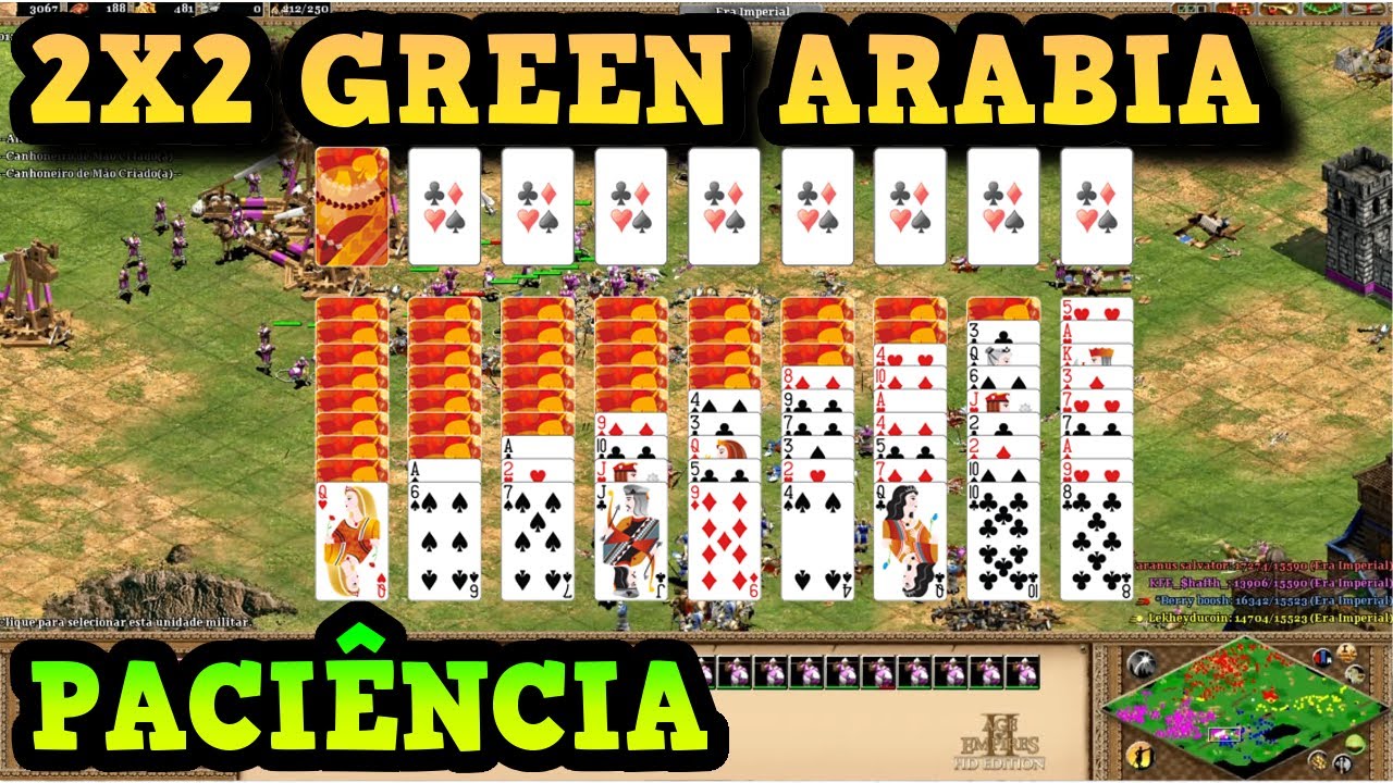 Age of Empires 2 HD 2x2 Green Arabia Spain AoE2HD Gameplay PT BR - YouTube