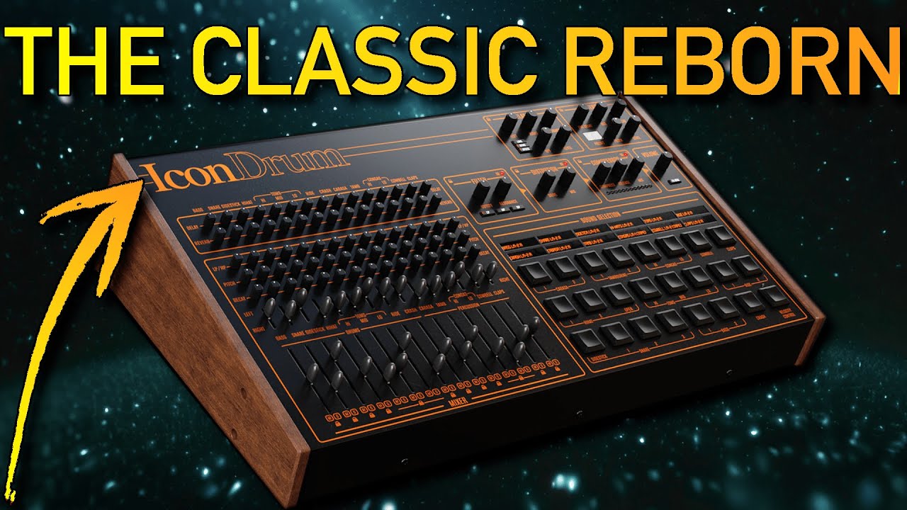 The BEST 80's Drum Machine Reborn! | IconDrum by GForce - YouTube