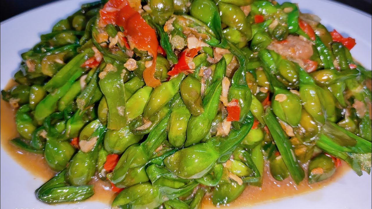 Tumis bunga genjer - YouTube