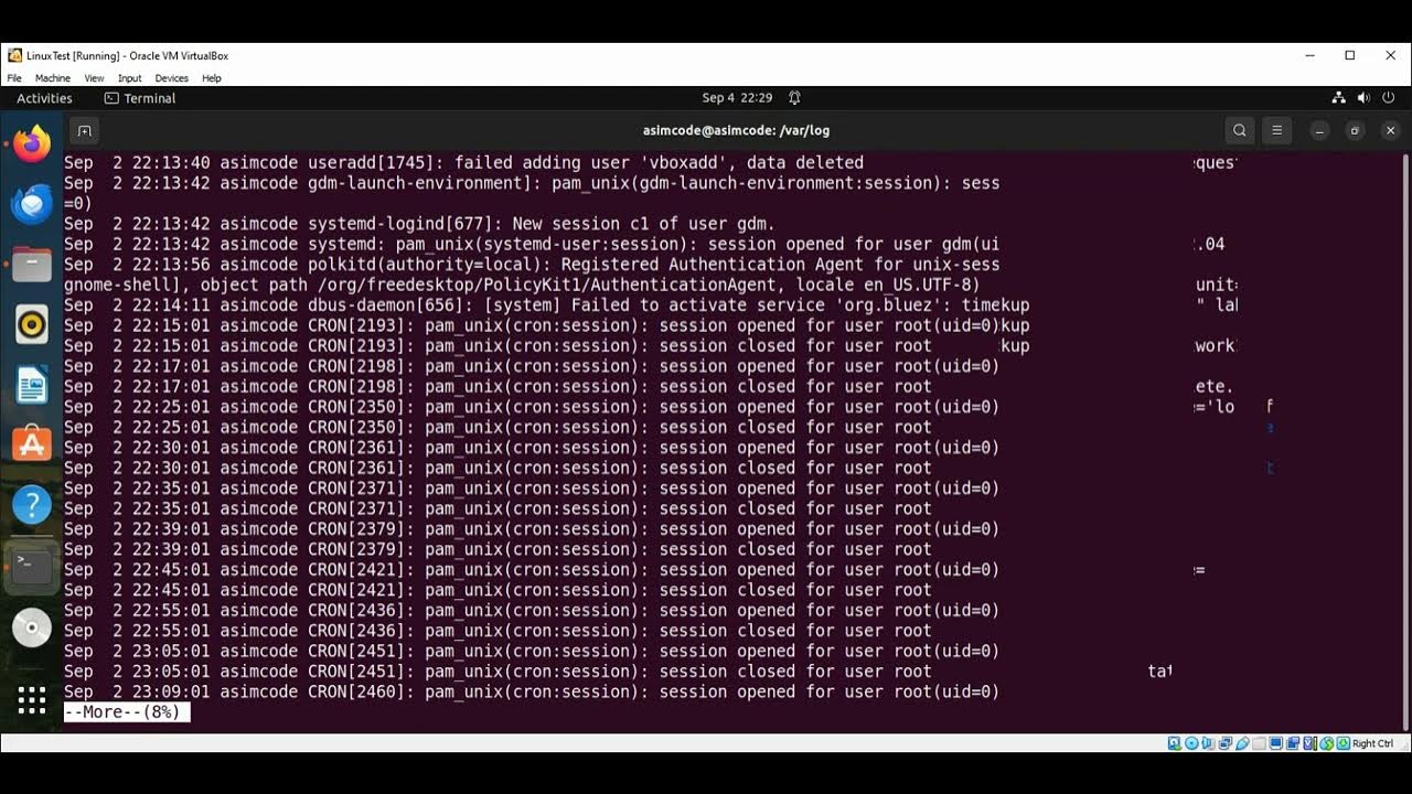 Linux Most common Linux log files - YouTube