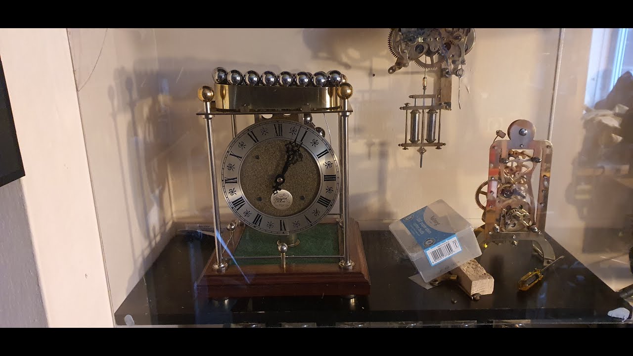 Thwaites and Reed "Rolling Ball" gravity Clock - YouTube