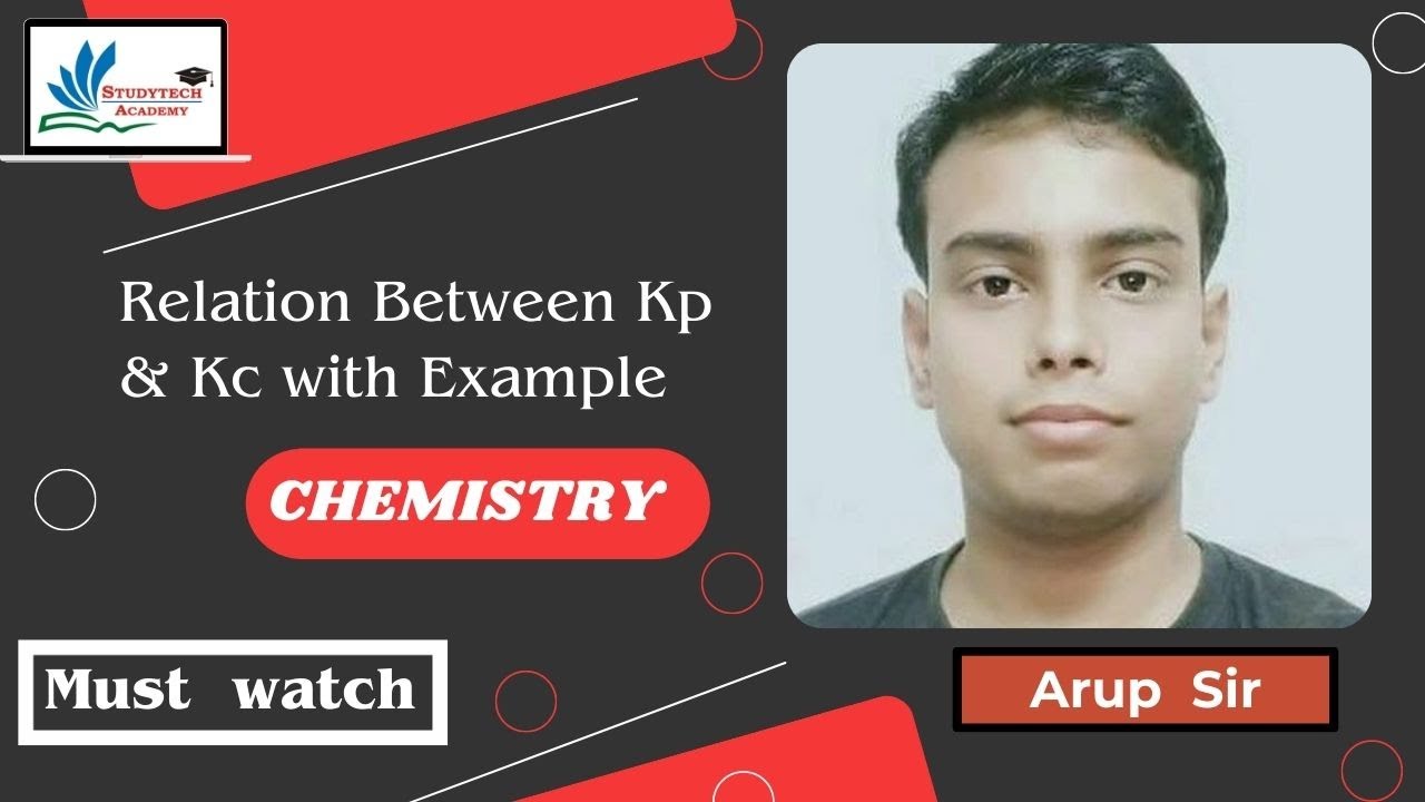 Relation Between Kp and Kc with example || #chemical #equilibrium || # ...