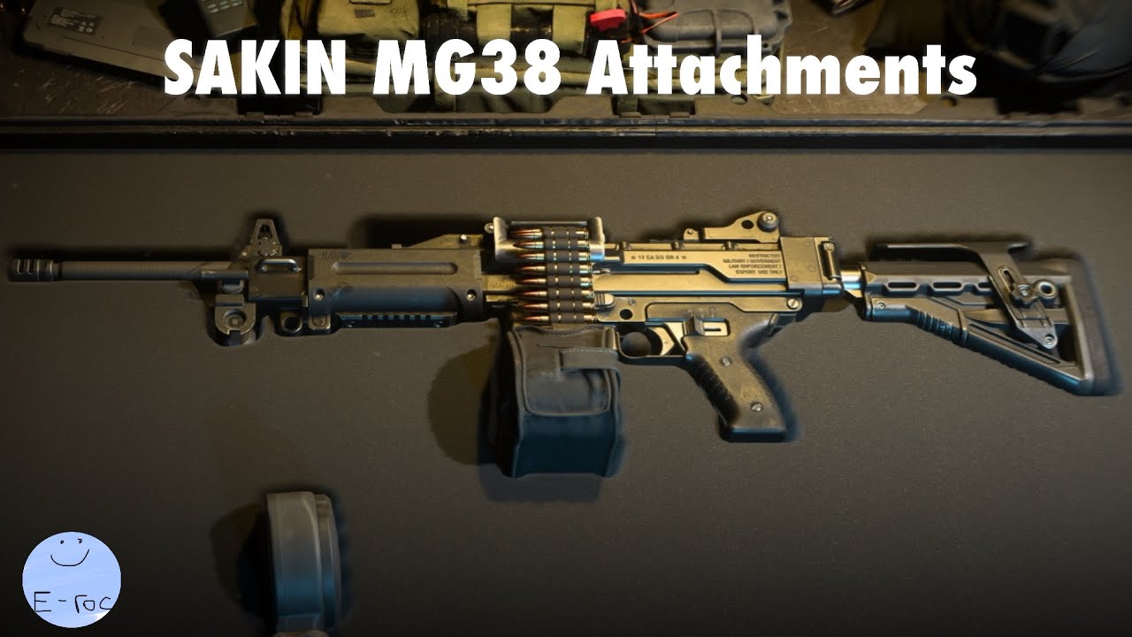 SAKIN MG38 All Attachments | MW2 - YouTube