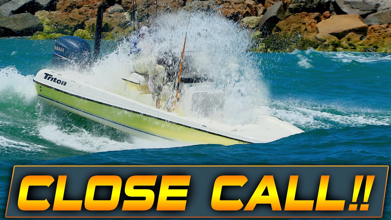 GUY ALMOST DROWNS ON HIS OWN BOAT !! DANGEROUS INLET | BOAT ZONE - YouTube