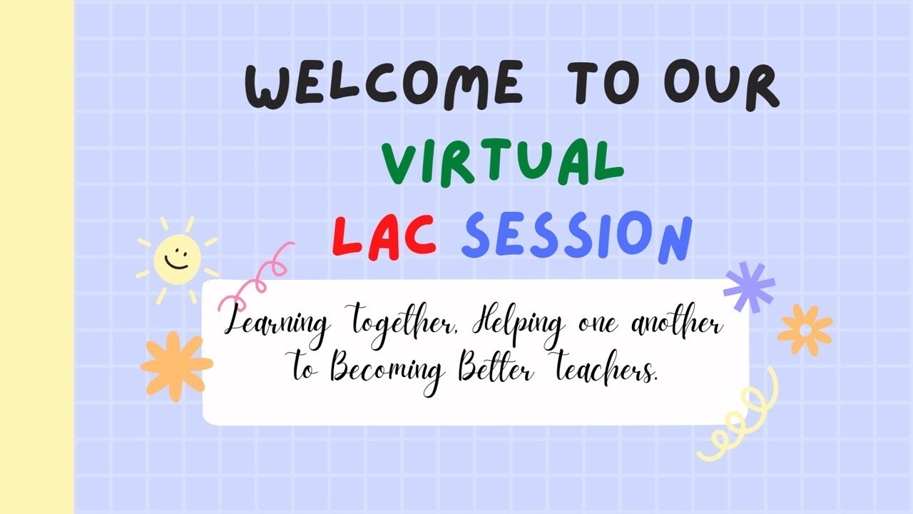 PBAES Virtual LAC Program SY 2021 2022 - YouTube