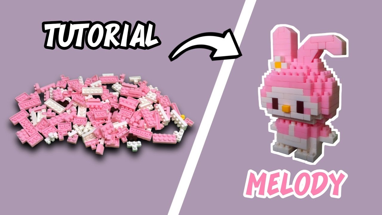 Lego Mini Karakter MELODY - Tutorial Bricks - YouTube