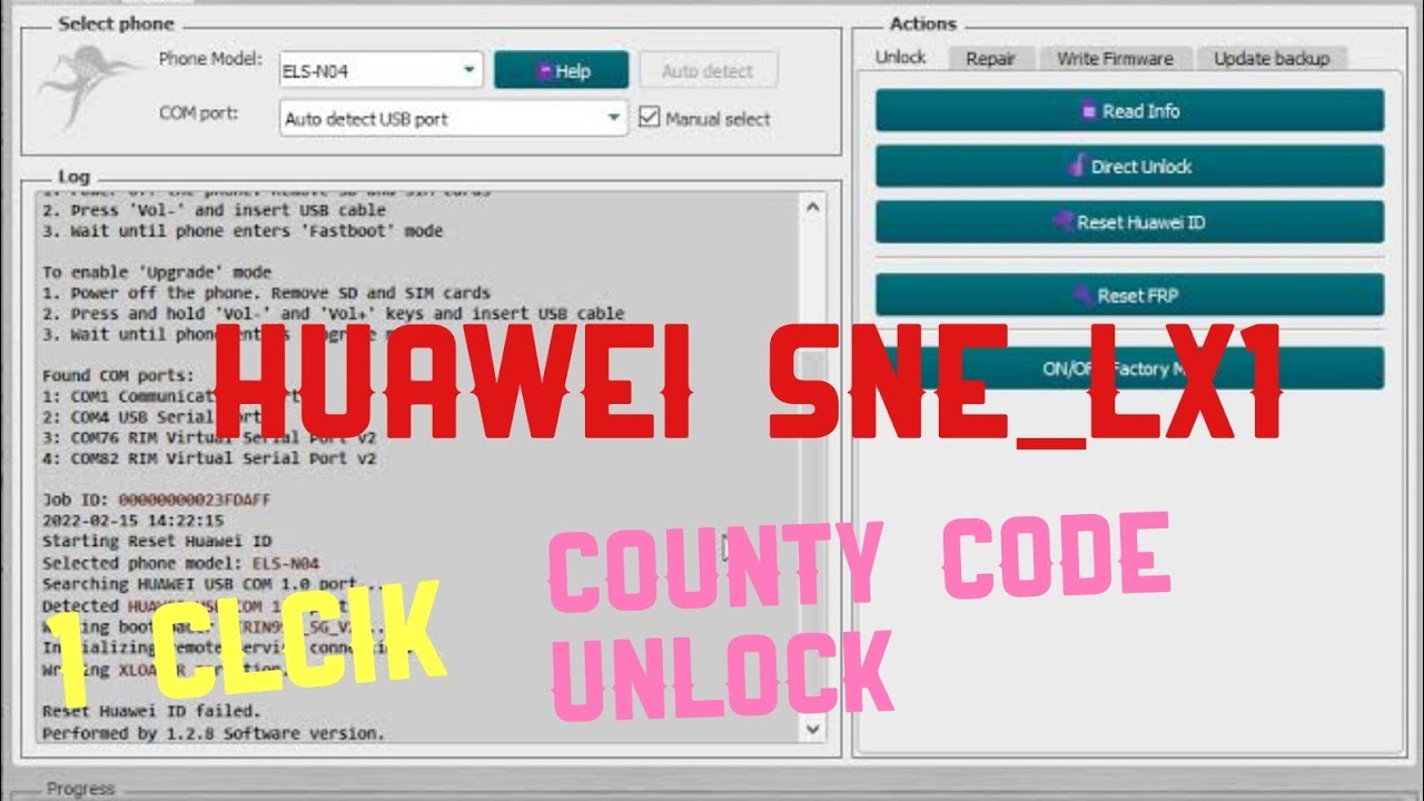 How to unlock huawei sne-lx1 nettwork lock octoplus - YouTube