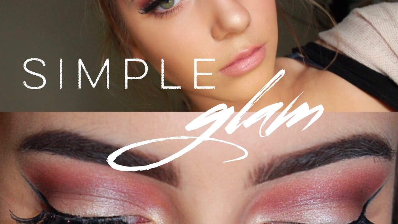 Simple Glam Makeup Tutorial - YouTube