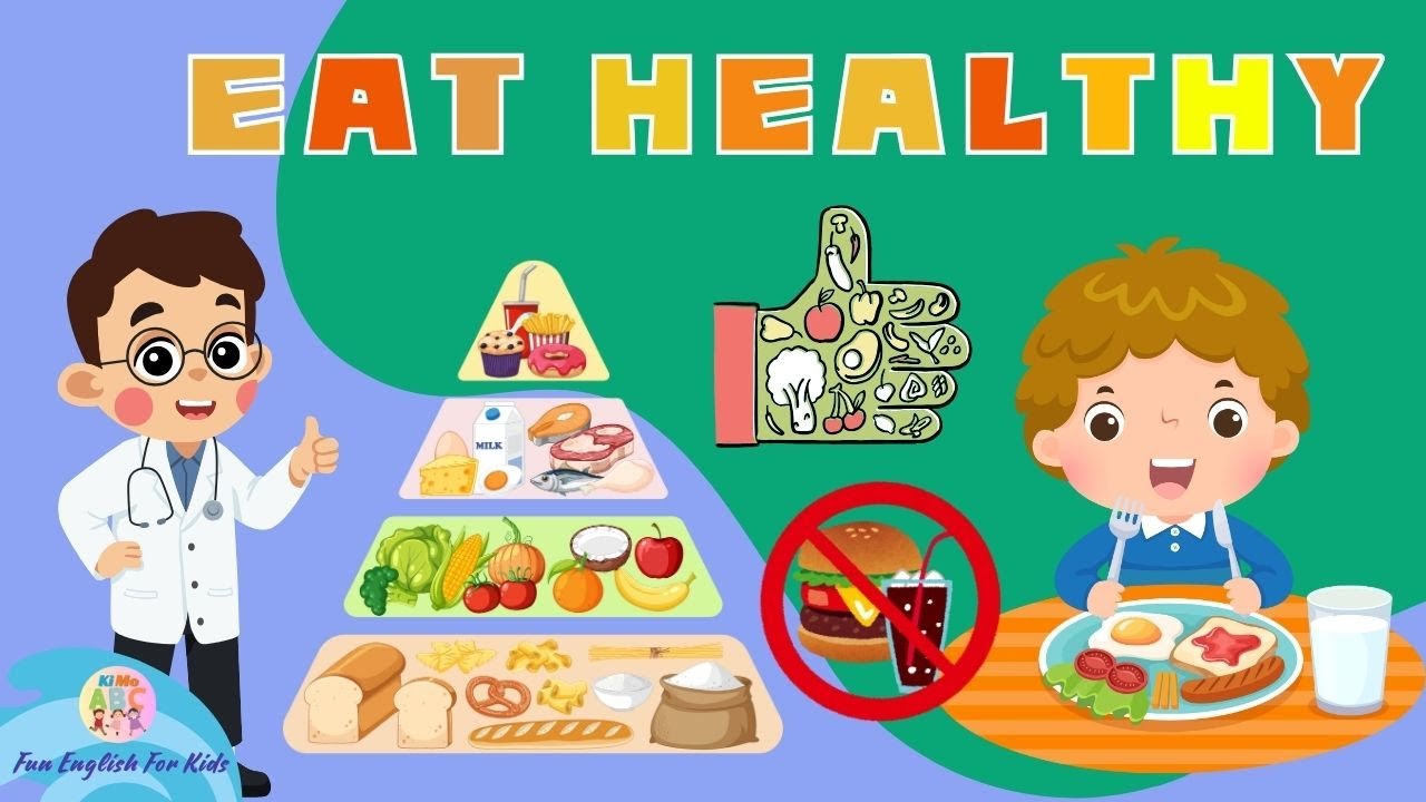 Health Words - Eat Healthy - Vocabulary Fun for Kids - YouTube