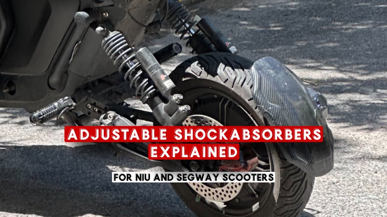 Adjustable Shock Absorbers Upgrade for Scooters Explained - YouTube