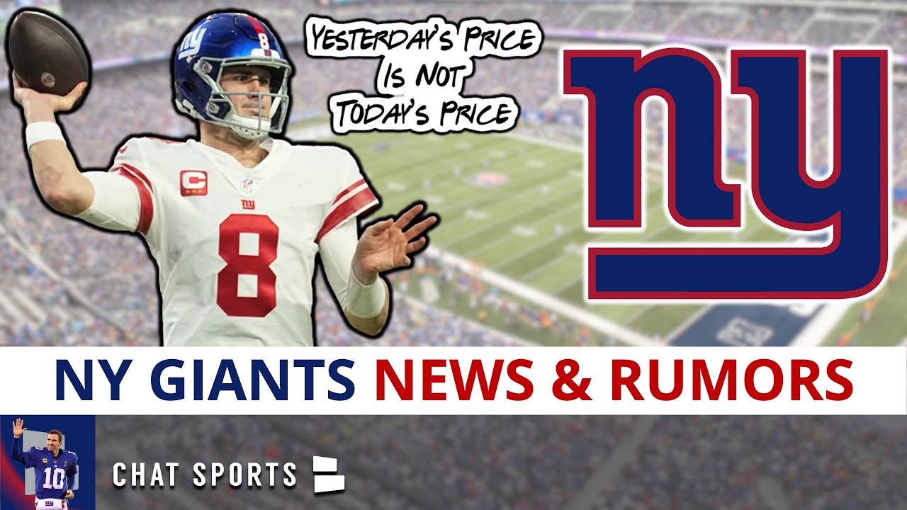 Giants Rumors: Daniel Jones EXTENSION? Azeez Ojulari Update + Mike ...