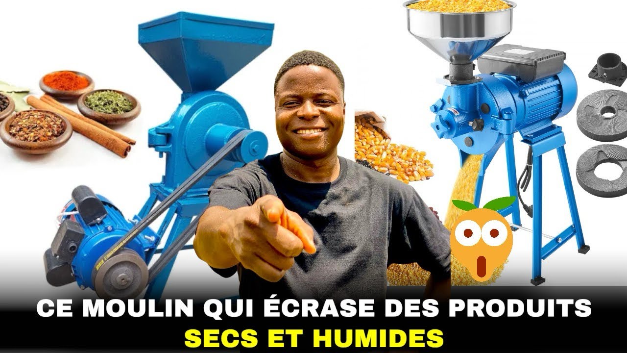 Waouh ce moulin peut moudre les produits sec et humides. - YouTube