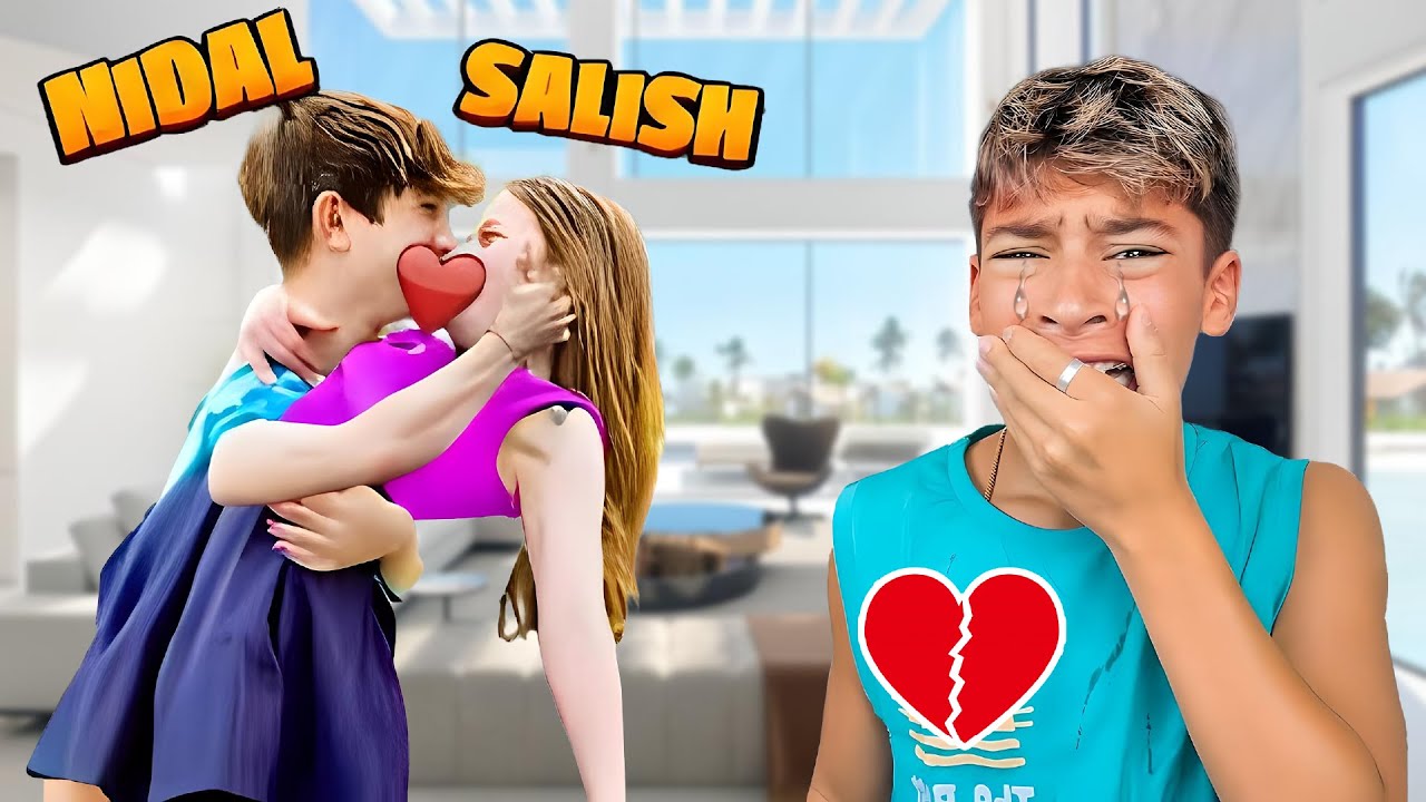 Salish & Nidal KISS ON CAMERA..(Ferran is ANGRY) - YouTube