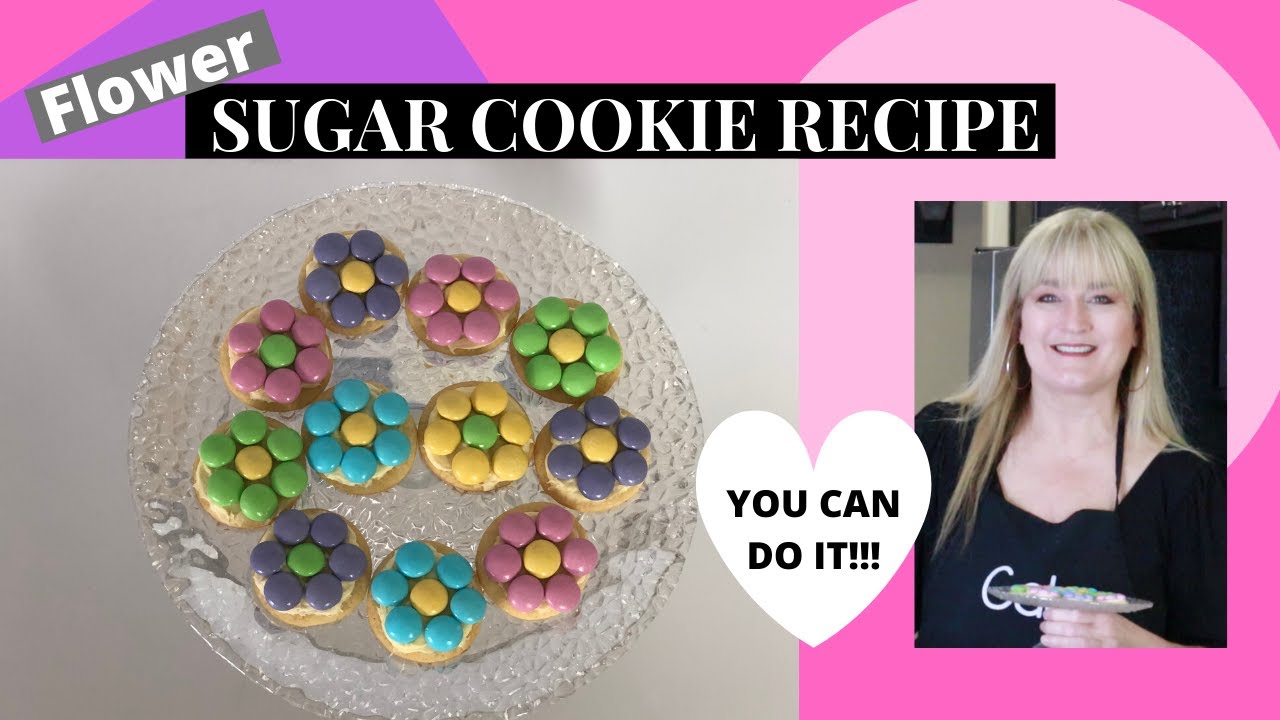 How to make AMAZING Sugar Cookies Recipe l Spring Flower Cookies l ...