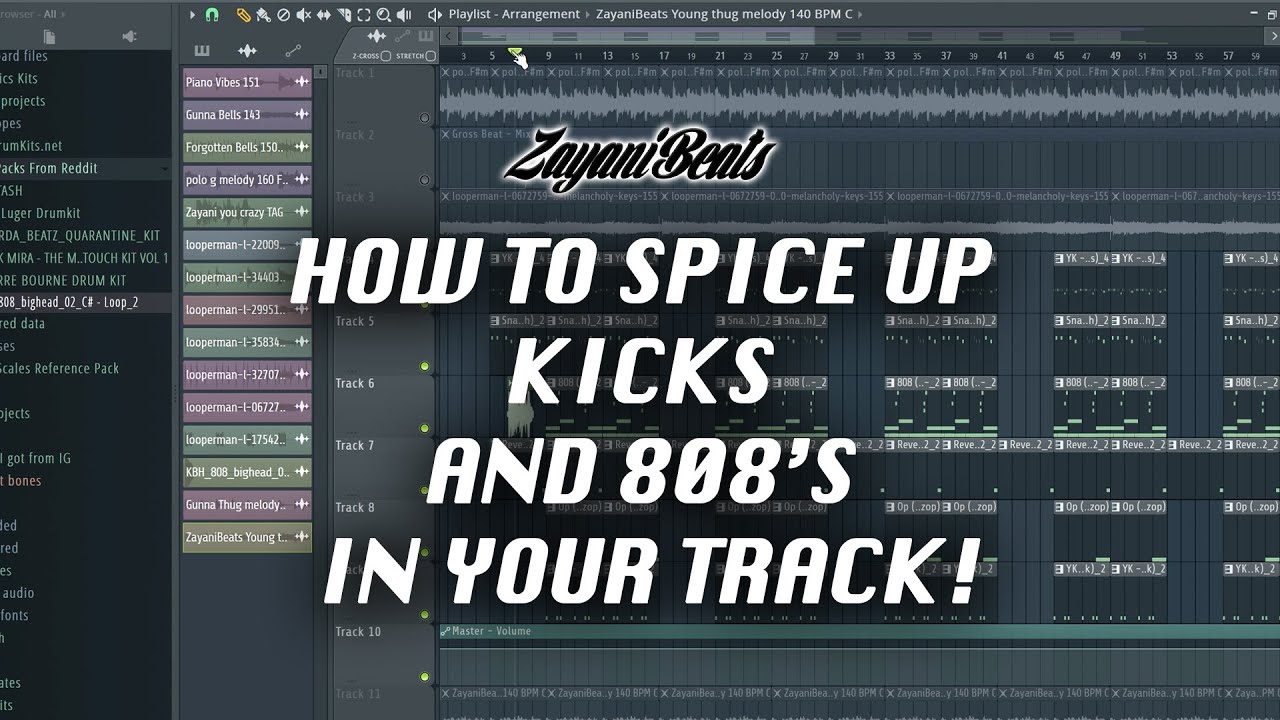 How to Spice up your Kicks and 808's! FL Studio 2020 Tutorial - YouTube
