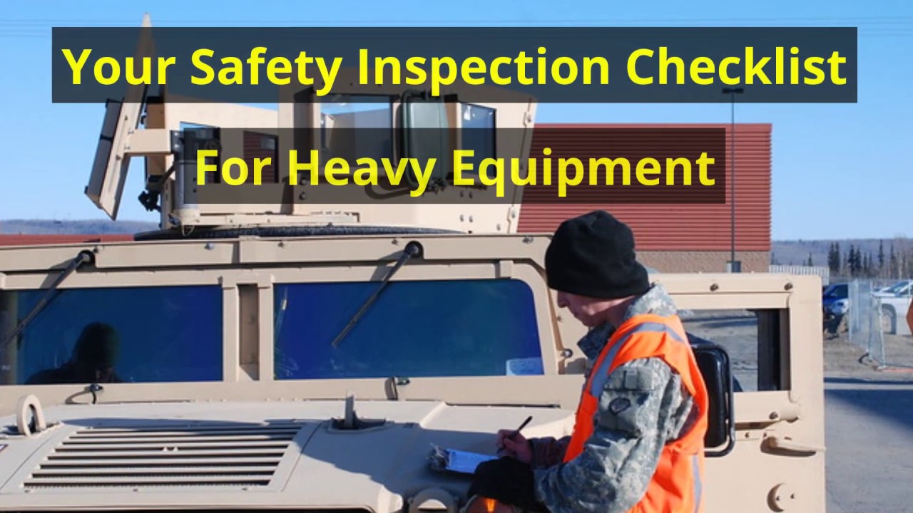 Your Safety Inspection Checklist For Heavy Equipment - YouTube