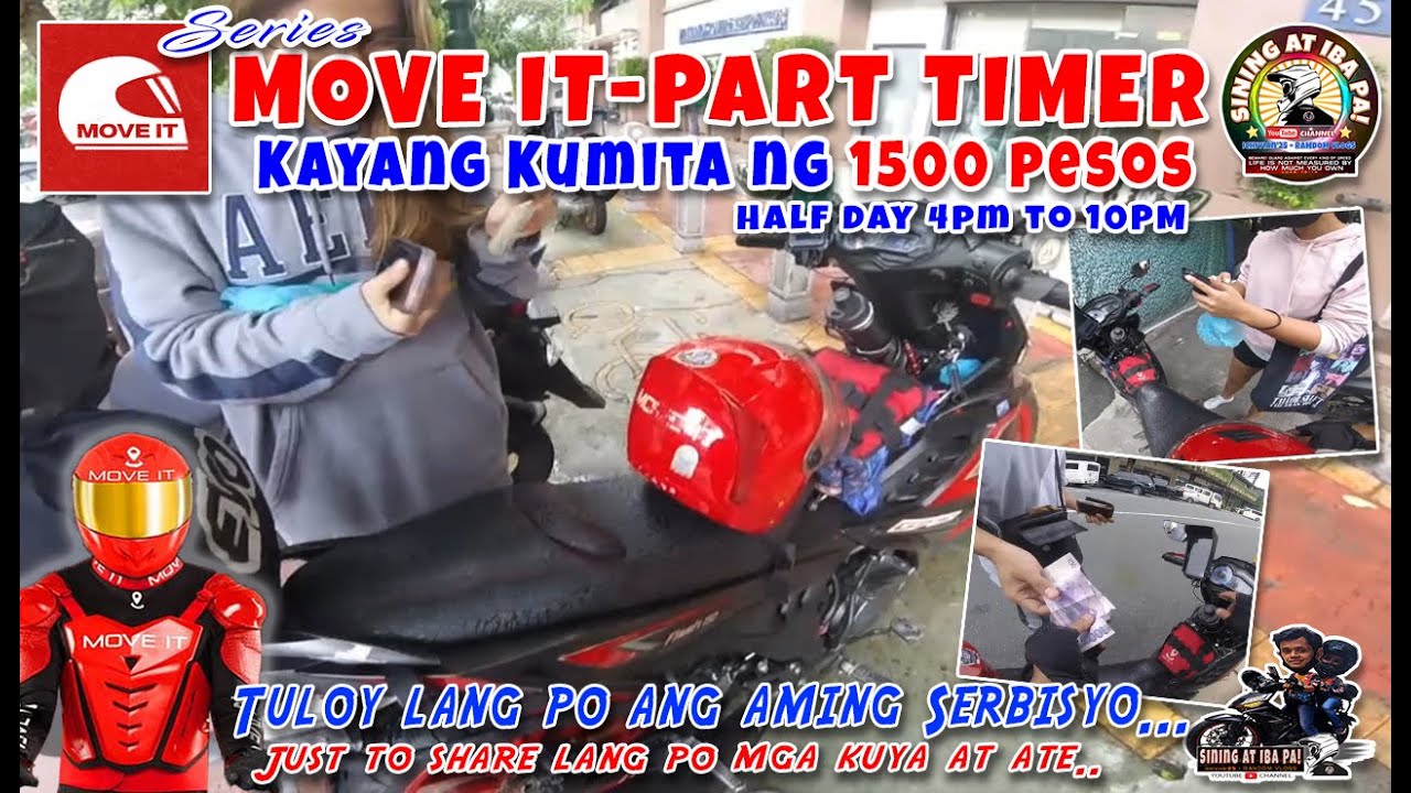 MOVE IT MOTOTAXI | PART TIME RIDER | 1500 pesos KAYANG KITAIN? - YouTube