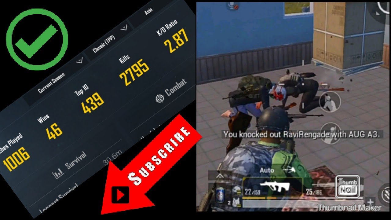 PUBG MOBILE RUSH GAME PLAY/ #4 close encounter/ GG bro GG/ - YouTube