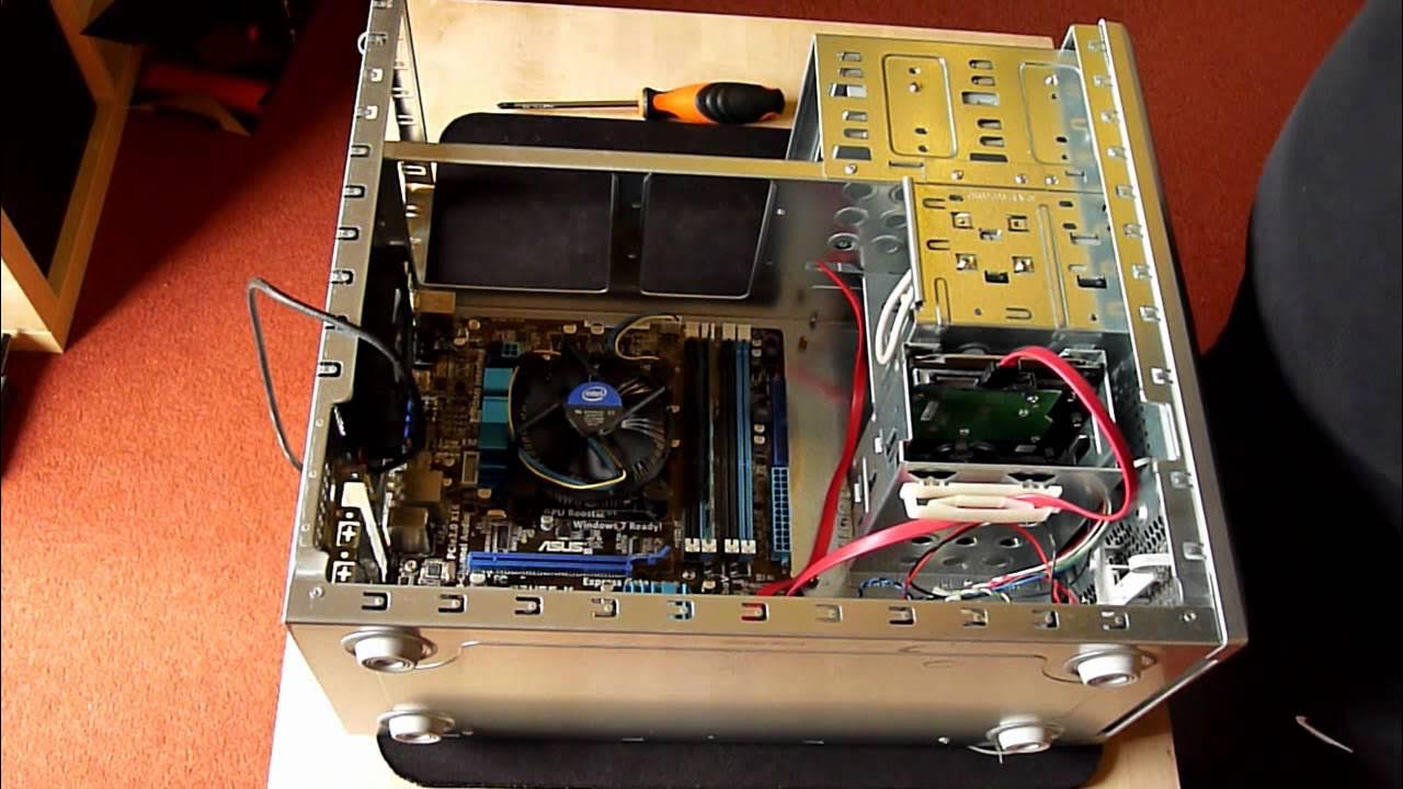 Komputer dla Klienta cz2 - składanie podzespołów - budowa komputera ...