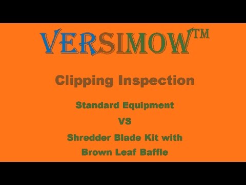 Shredder Blade Clipping Inspection - Walker Mower with DC48 - YouTube